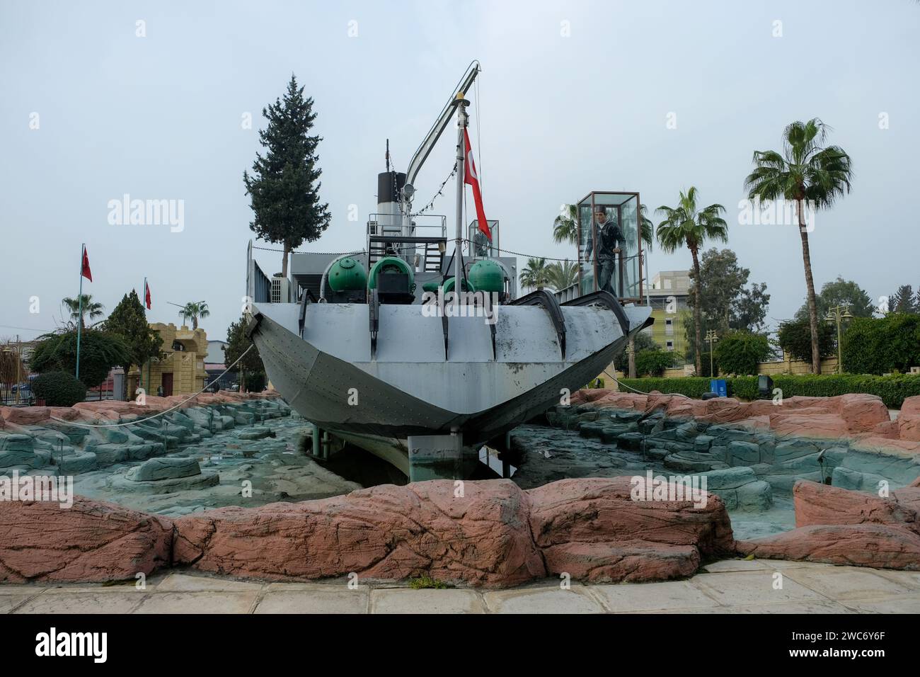 Nusret Mine Ship, the, which was of great use in the Çanakkale Victory ...