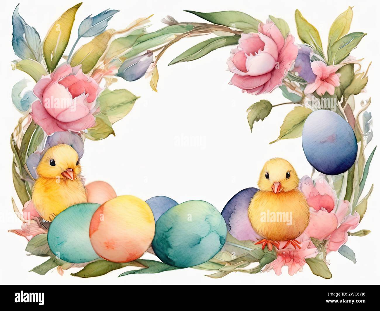 Chicken watercolor hi-res stock photography and images - Alamy