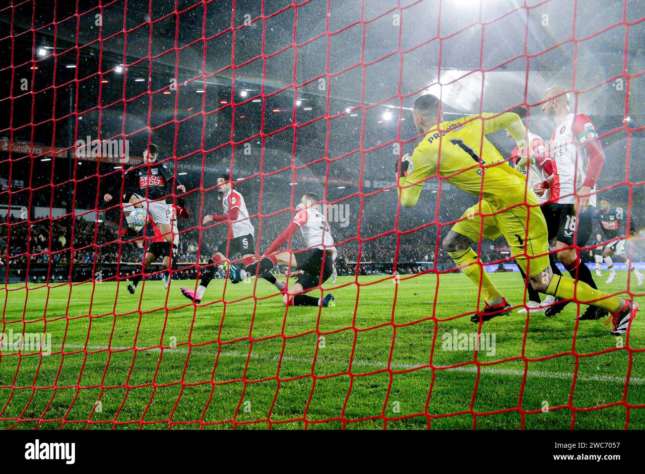 Rotterdam, Nederland. 14th Jan, 2024. ROTTERDAM, NEDERLAND - JANUARY 14: Dirk Proper of NEC ...