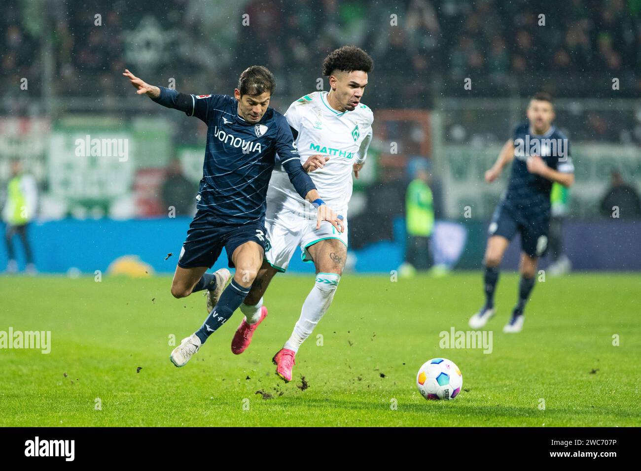 Bochum, Deutschland. 14th Jan, 2024. Cristian Gamboa (VfL Bochum, 2) im ...
