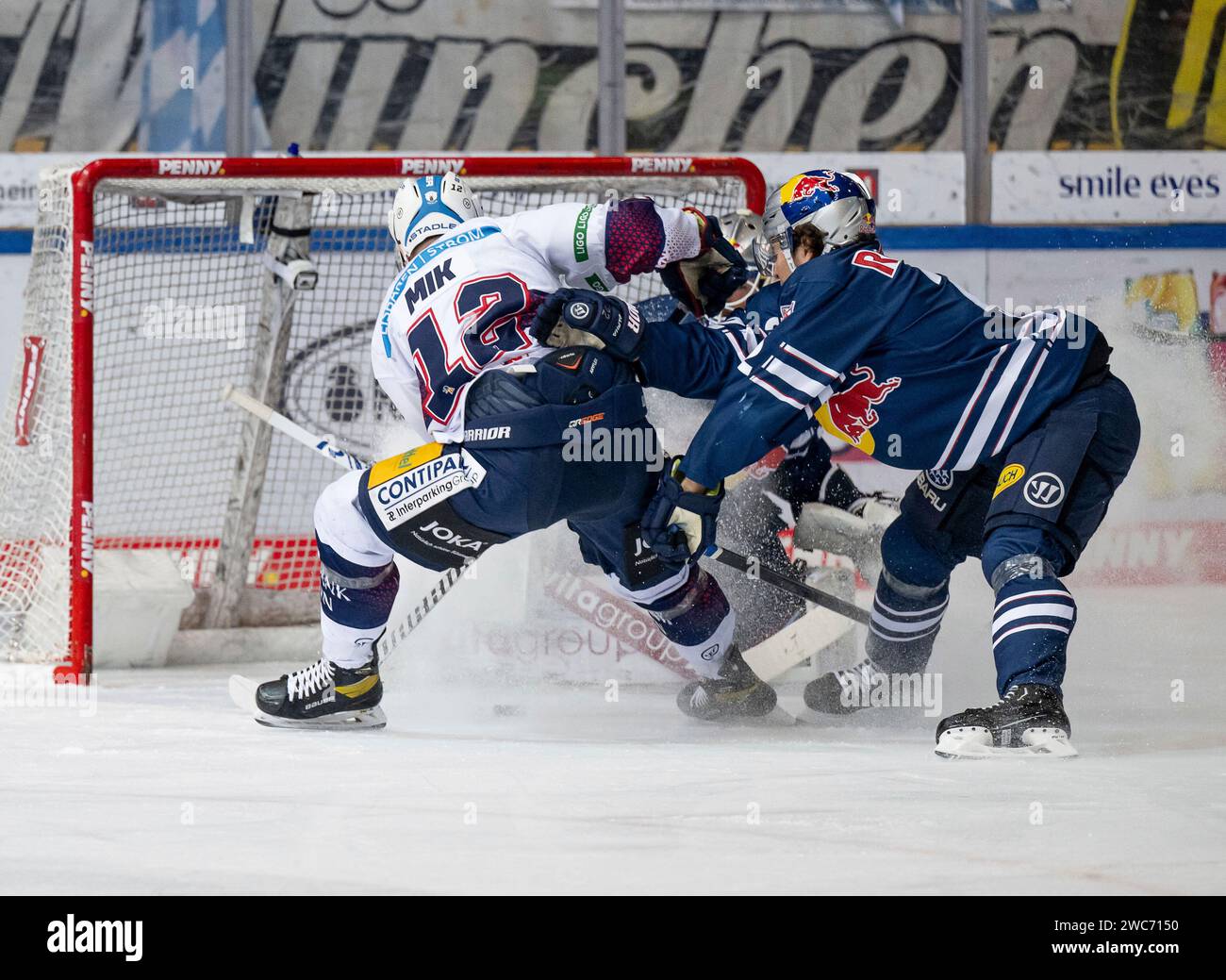 Muenchen, Deutschland. 14th Jan, 2024. Jakob Weber (EHC Red Bull ...