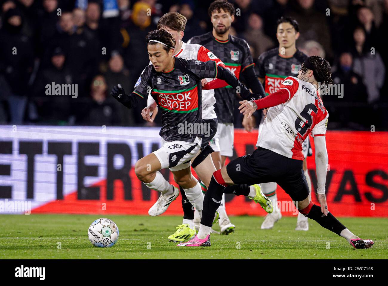 Rotterdam, Nederland. 14th Jan, 2024. ROTTERDAM, NEDERLAND - JANUARY 14: Sai van Wermeskerken of ...