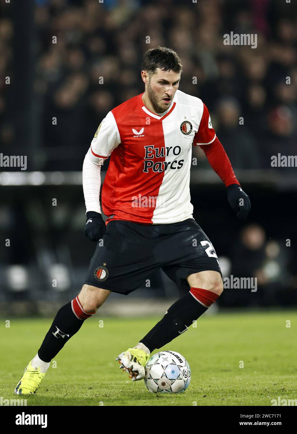 ROTTERDAM - Santiago Gimenez of Feyenoord during the Dutch Eredivisie match between Feyenoord ...