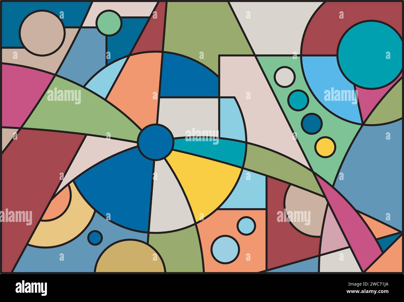 colorful abstract art Stock Vector Image & Art - Alamy