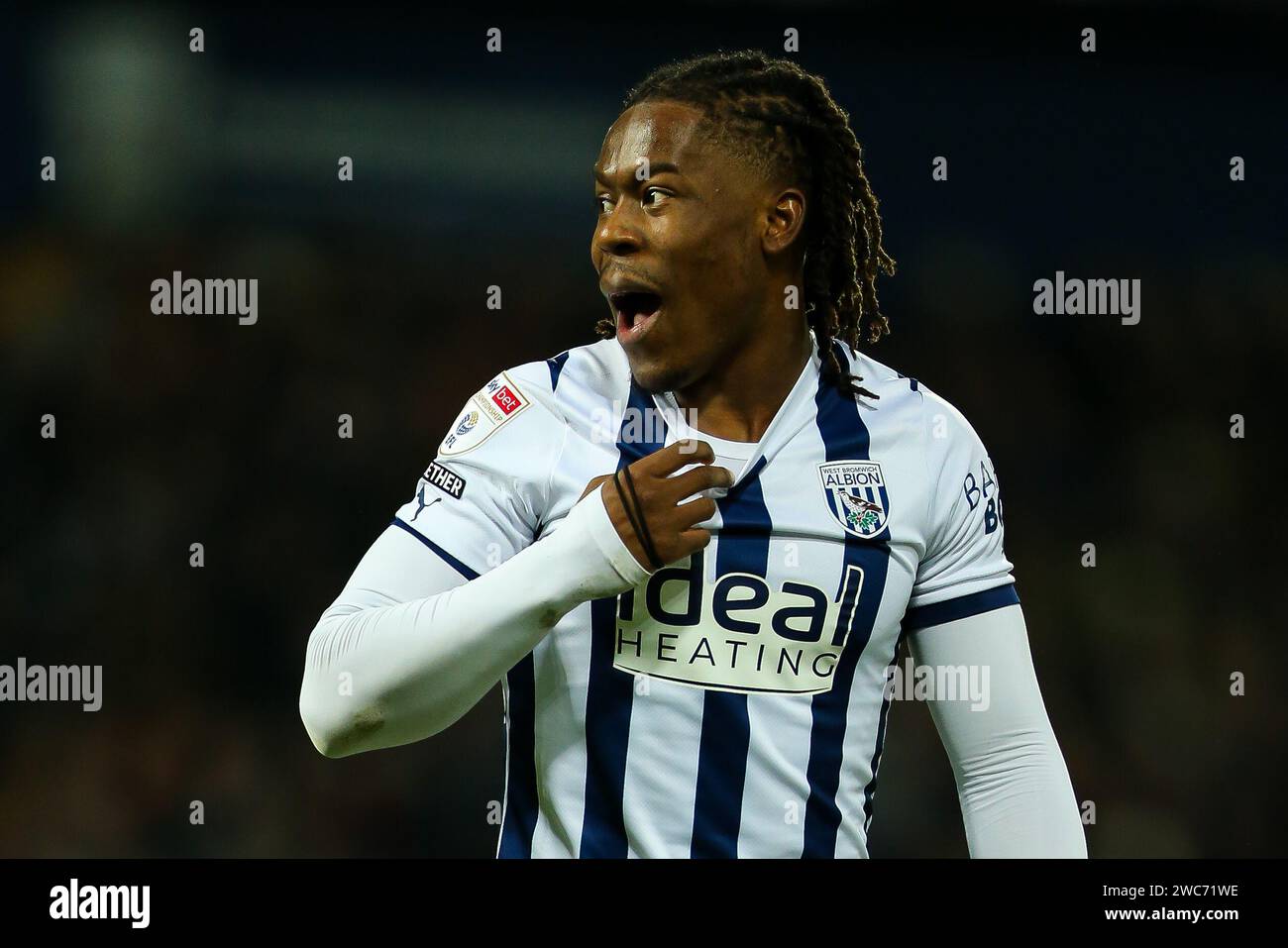West Bromwich Albion's Brandon Thomas-Asante during the Sky Bet ...