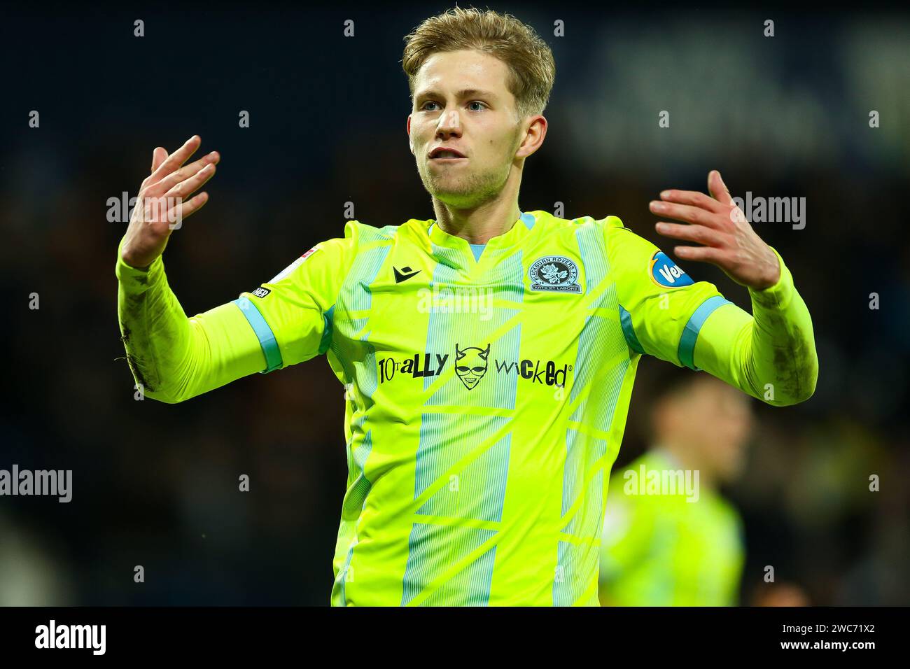 Blackburn Rovers' Jake Garrett celebrates scoring during the Sky Bet ...