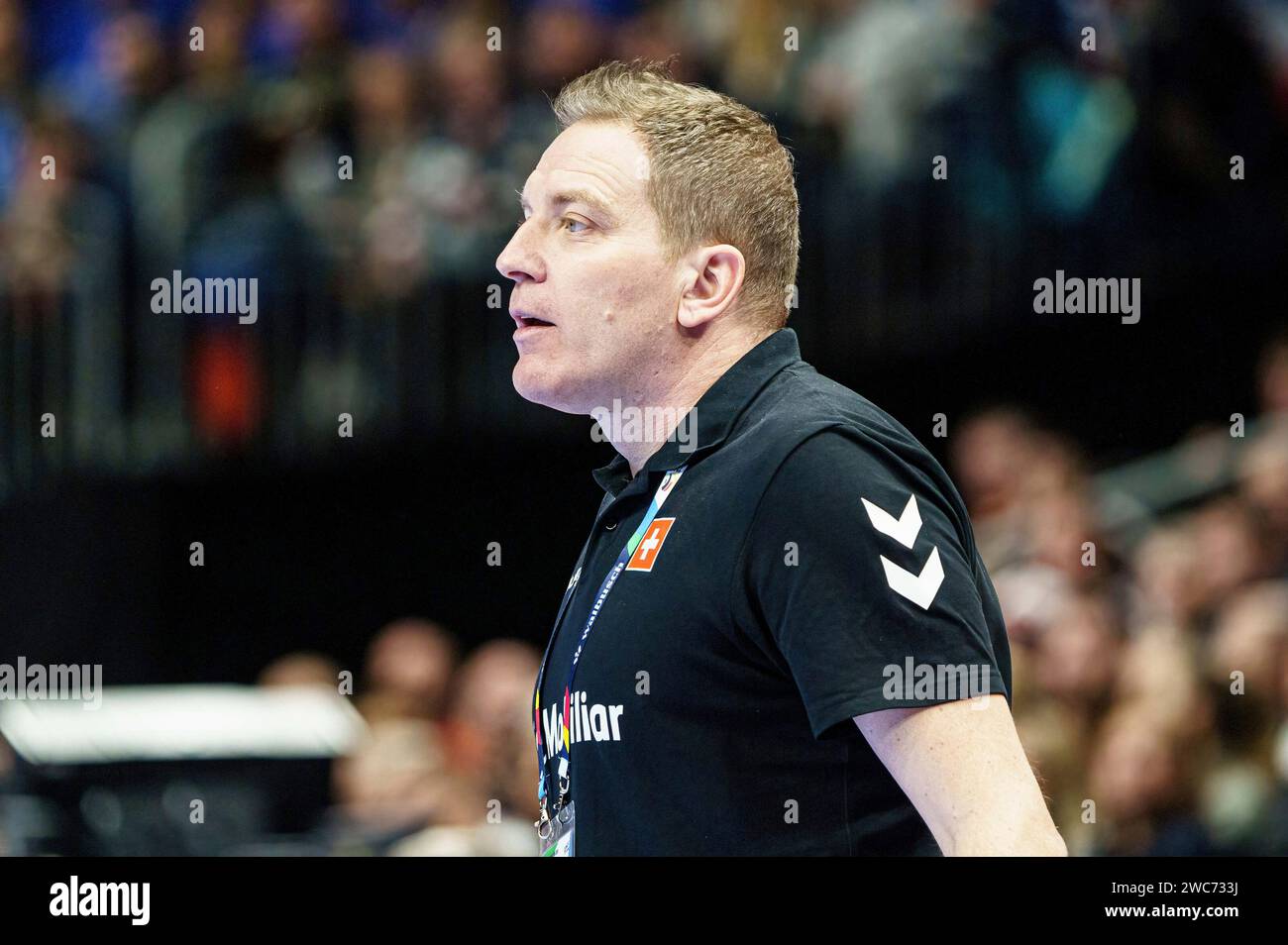 Berlin, Deutschland. 14th Jan, 2024. Michael Suter (Schweiz, Trainer ...