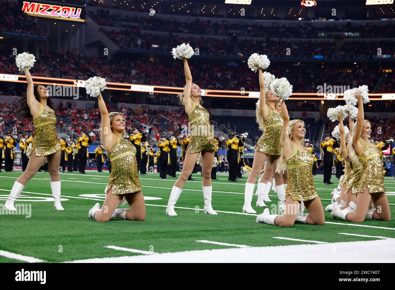 Arlington, United States. 29th Dec, 2023. The Mizzou Golden Girls ...