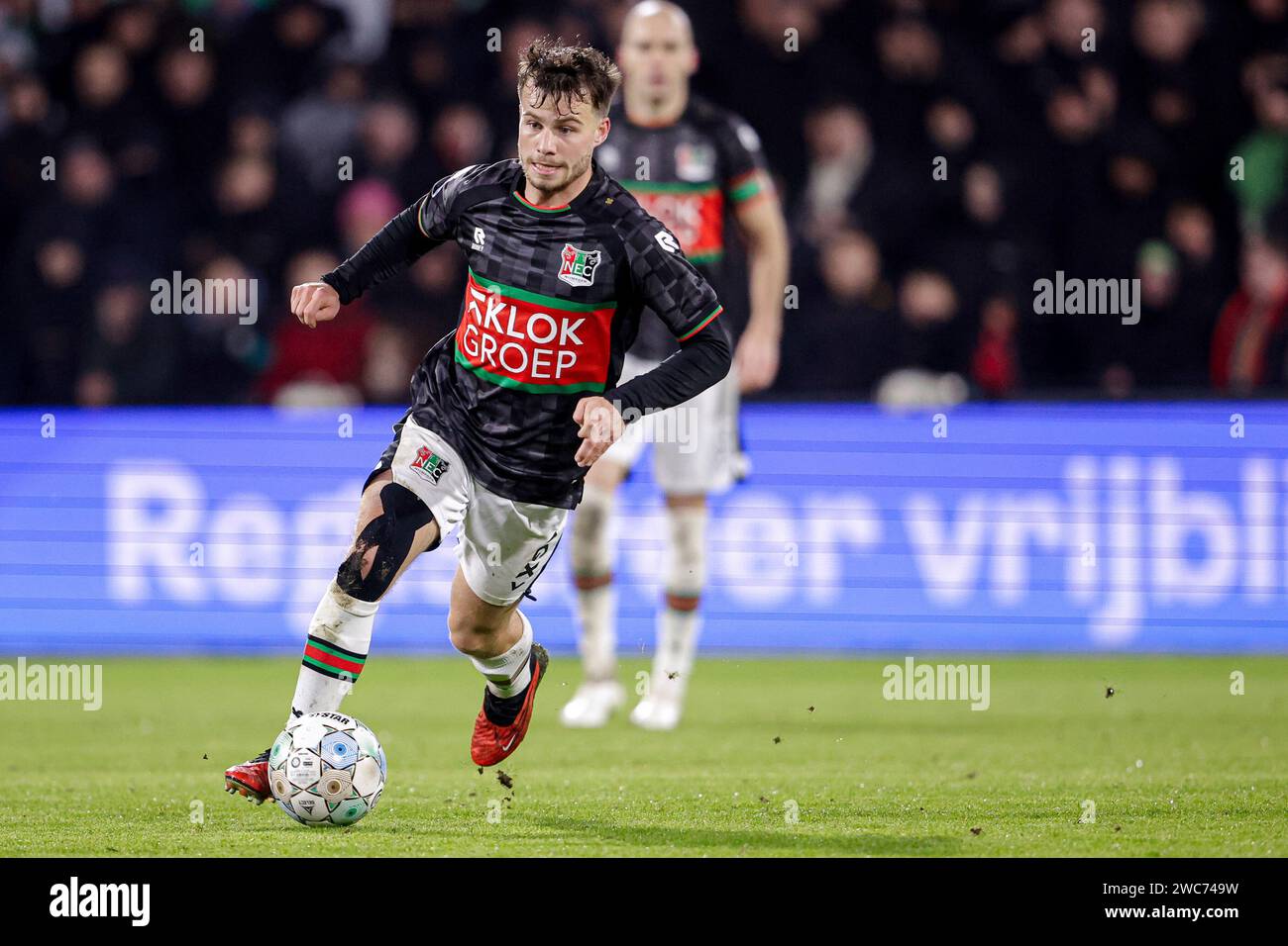 Rotterdam, Nederland. 14th Jan, 2024. ROTTERDAM, NEDERLAND - JANUARY 14: Dirk Proper of NEC ...