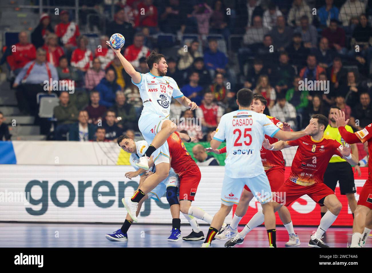 Mannheim, Deutschland. 14th Jan, 2024. 2024.01.14 SAP Arena Mannheim, Sunday 14 January 2024 ...