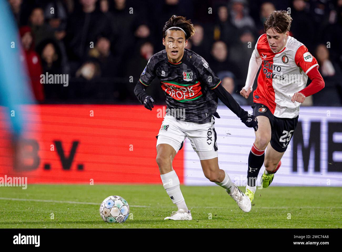 Rotterdam, Nederland. 14th Jan, 2024. ROTTERDAM, NEDERLAND - JANUARY 14: Sai van Wermeskerken of ...