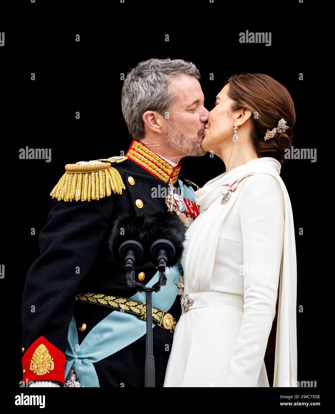 Copenhagen Proclamation Of King Frederik X And Queen Mary Of Denmark