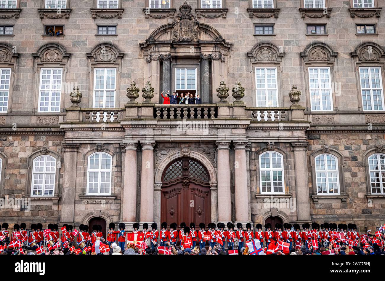 COPENHAGEN - Proclamation of King Frederik X and Queen Mary of Denmark ...