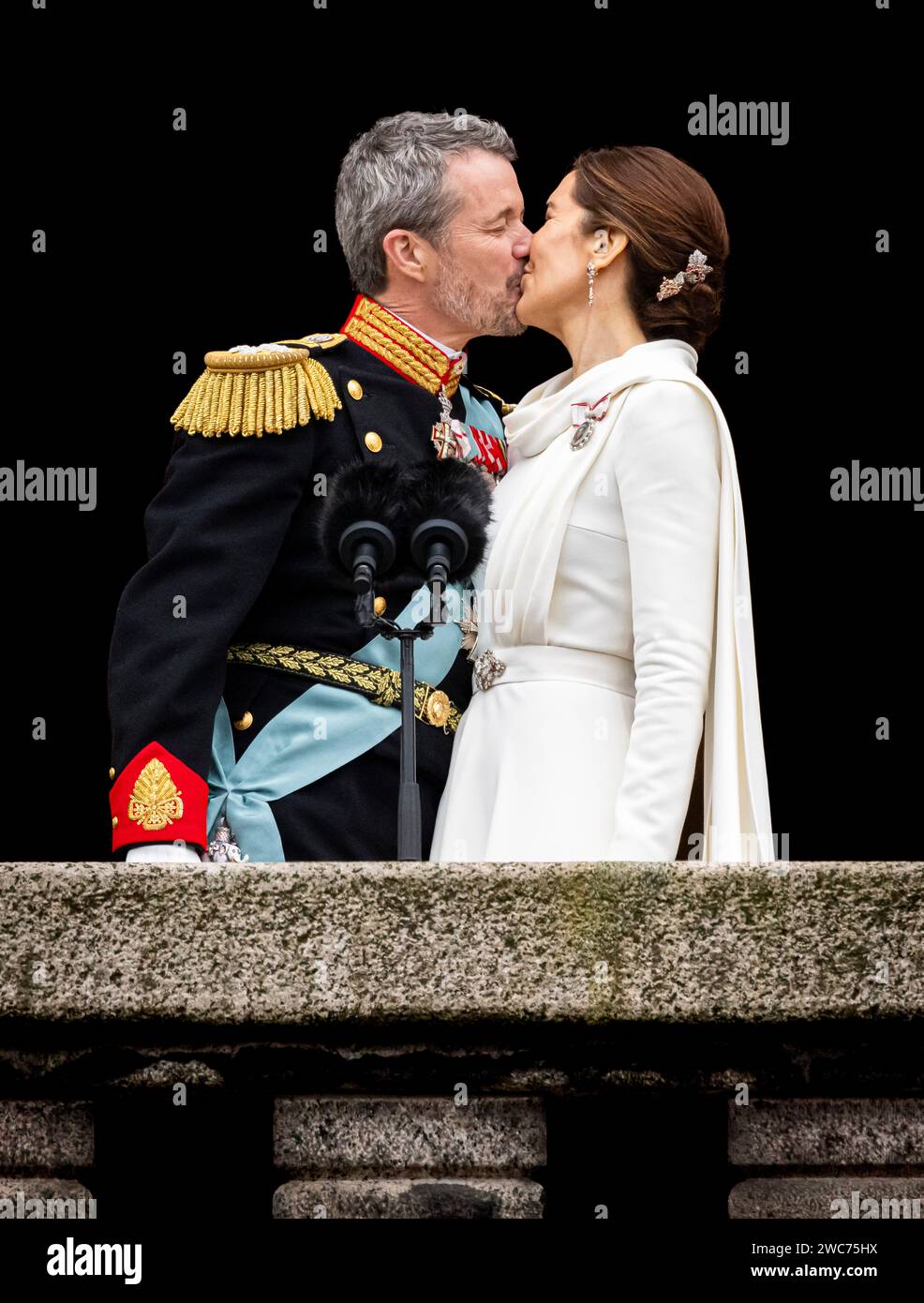 COPENHAGEN - Proclamation of King Frederik X and Queen Mary of Denmark ...