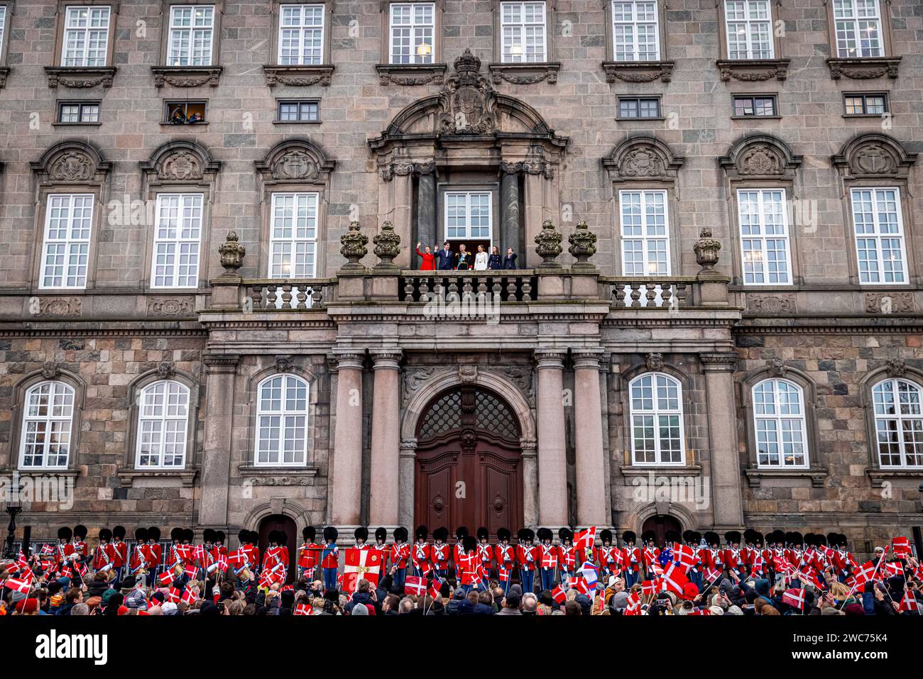 COPENHAGEN - Proclamation of King Frederik X and Queen Mary of Denmark ...