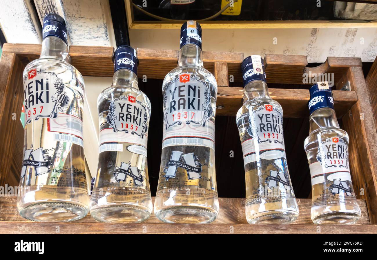 Yeni raki bottles hi-res stock photography and images - Alamy