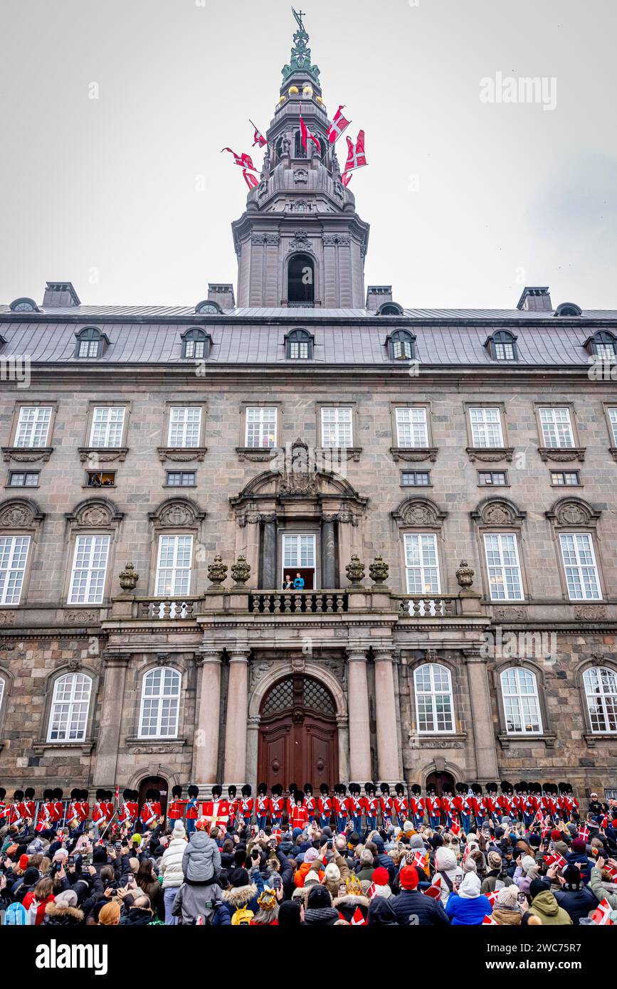 COPENHAGEN - Proclamation of King Frederik X and Queen Mary of Denmark ...