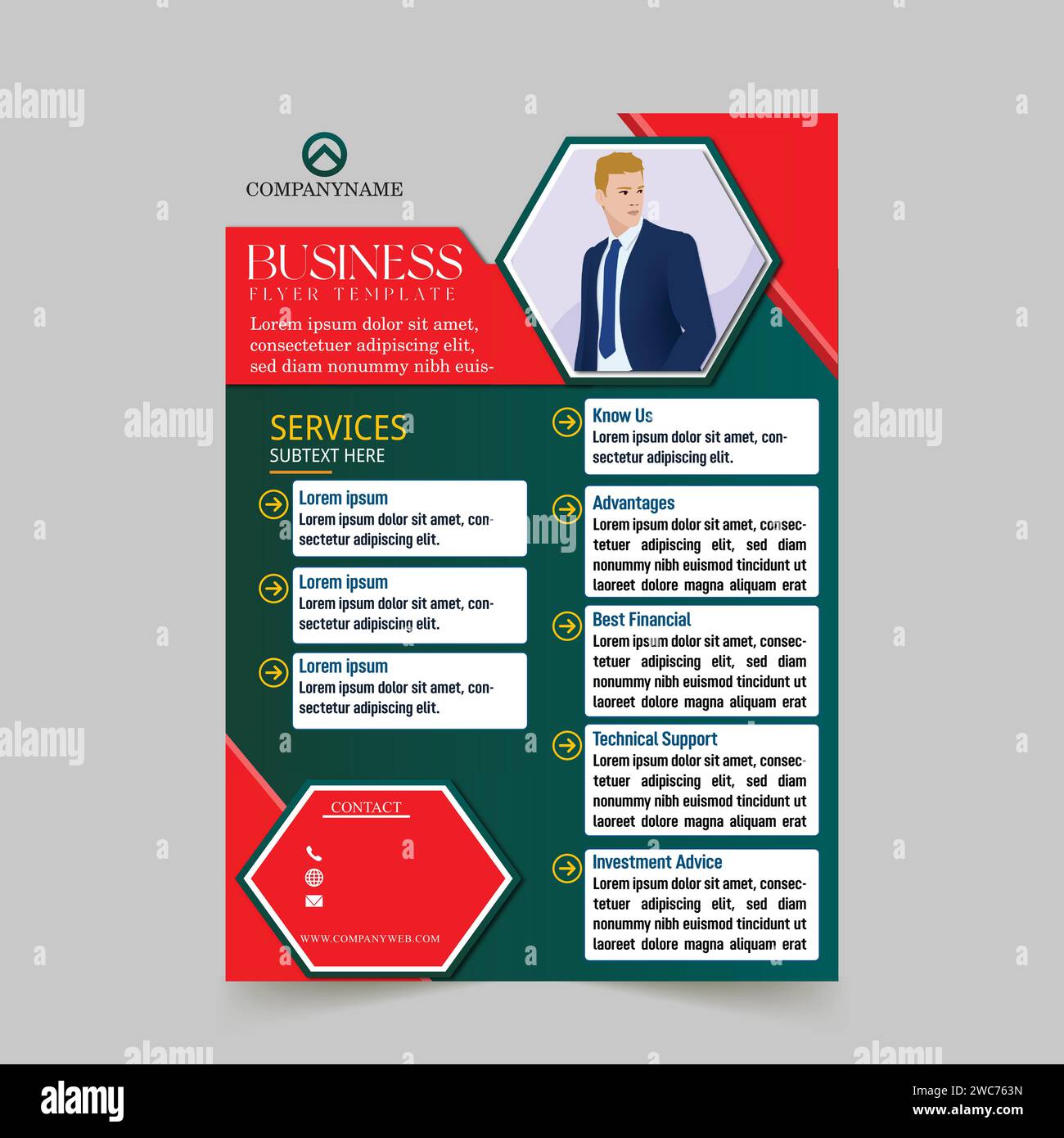 Brochure design, cover modern layout, annual report, poster, flyer in ...