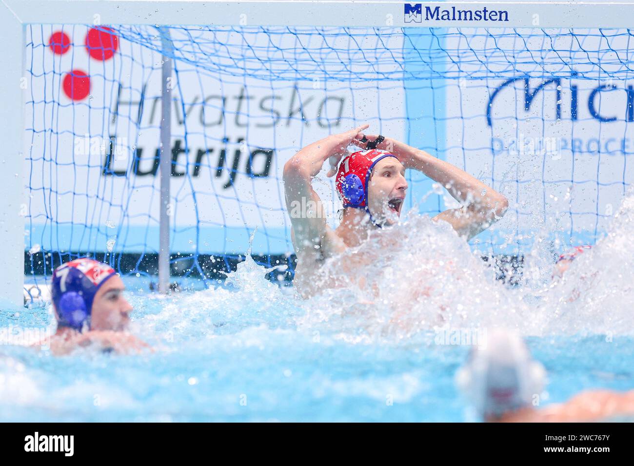 Zagreb, Croatia. 14th Jan, 2024. ZAGREB, CROATIA - JANUARY 14: Croatia ...