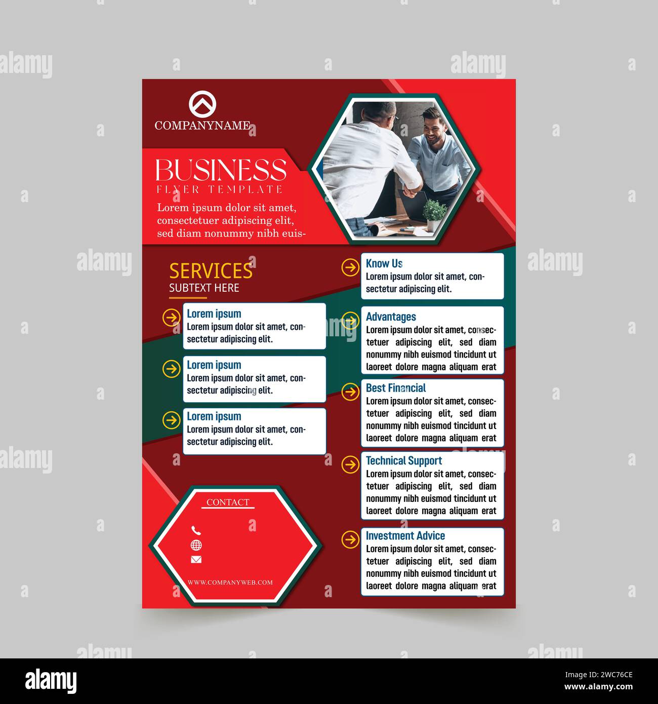 Leaflet advertising new paper Stock Vector Images - Alamy