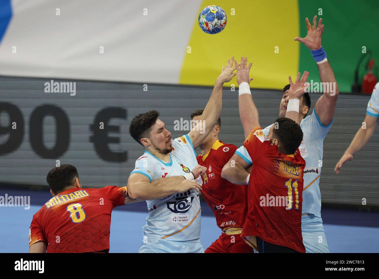 Mannheim, Deutschland. 14th Jan, 2024. 2024.01.14 SAP Arena Mannheim ...