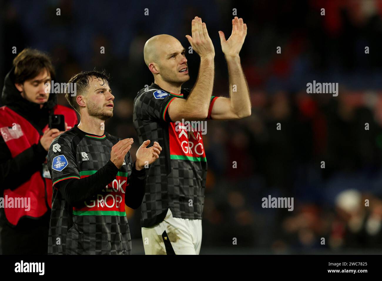 Rotterdam, Nederland. 14th Jan, 2024. ROTTERDAM, NEDERLAND - JANUARY 14: Dirk Proper of N.E.C ...