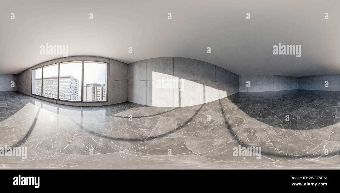 A Spacious Room Filled with Natural Light 360 panorama vr environment ...
