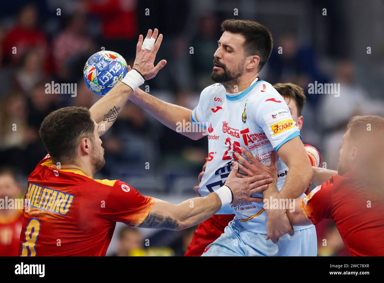 Mannheim, Deutschland. 14th Jan, 2024. 2024.01.14 SAP Arena Mannheim ...