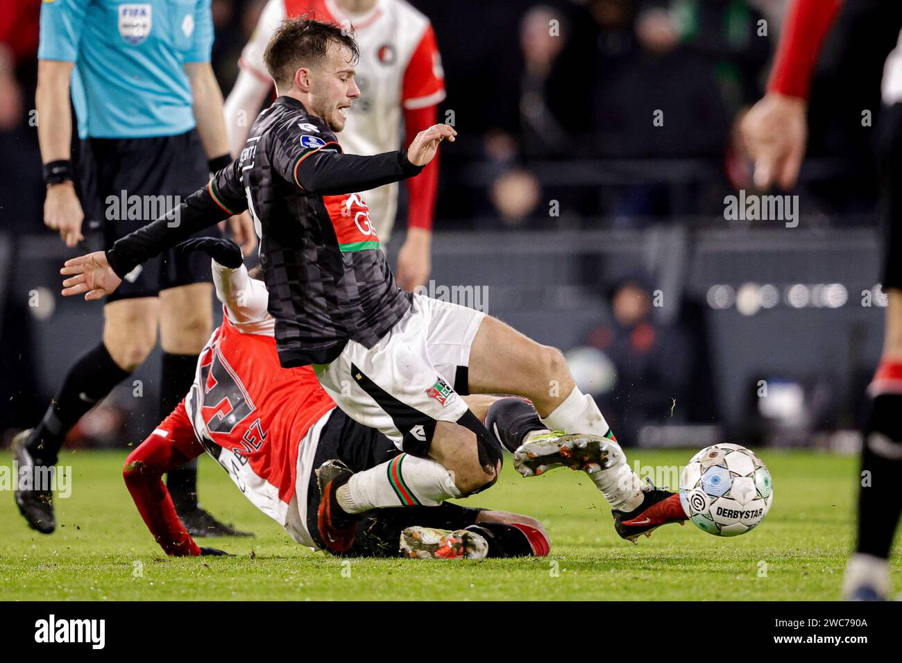 Rotterdam, Nederland. 14th Jan, 2024. ROTTERDAM, NEDERLAND - JANUARY 14: Dirk Proper of NEC ...