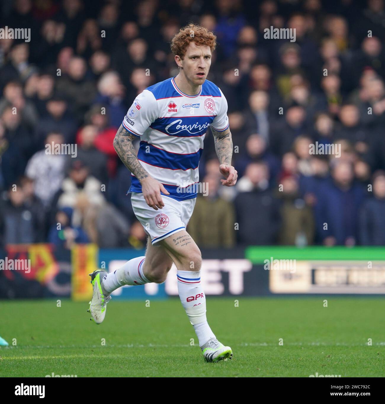 LONDON, ENGLAND - JANUARY 14: Jack Colback of QPR during the Sky Bet ...