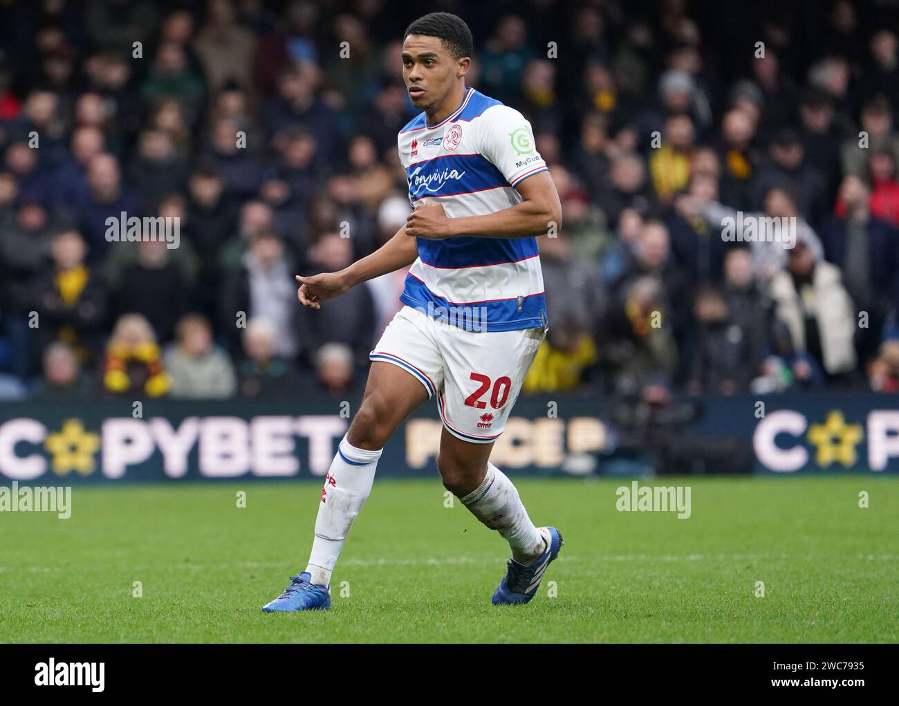 LONDON, ENGLAND - JANUARY 14: Reggie Cannon of QPR during the Sky Bet ...