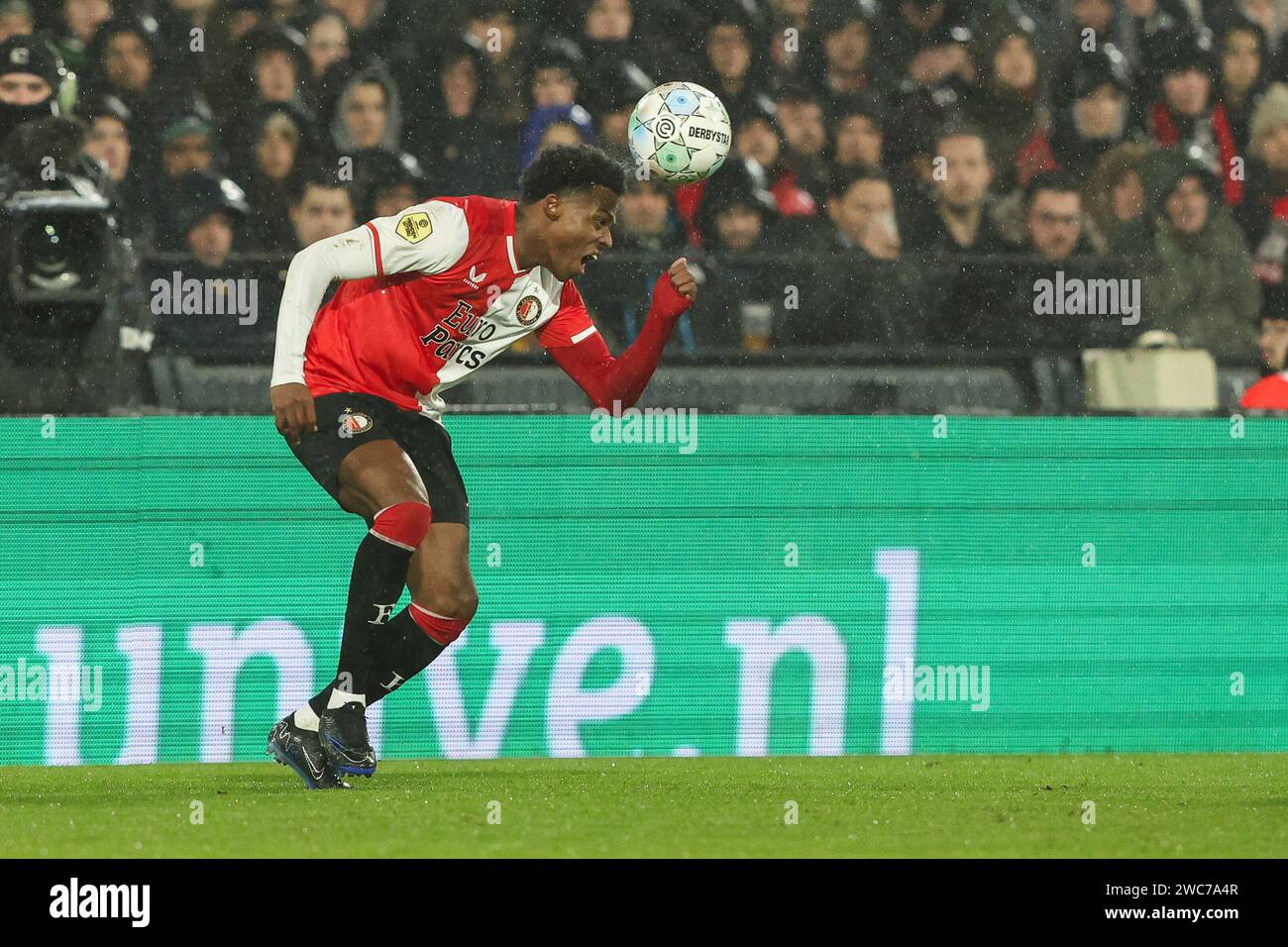 Rotterdam, Nederland. 14th Jan, 2024. ROTTERDAM, NEDERLAND - JANUARY 14: Javairo Dilrosun of ...