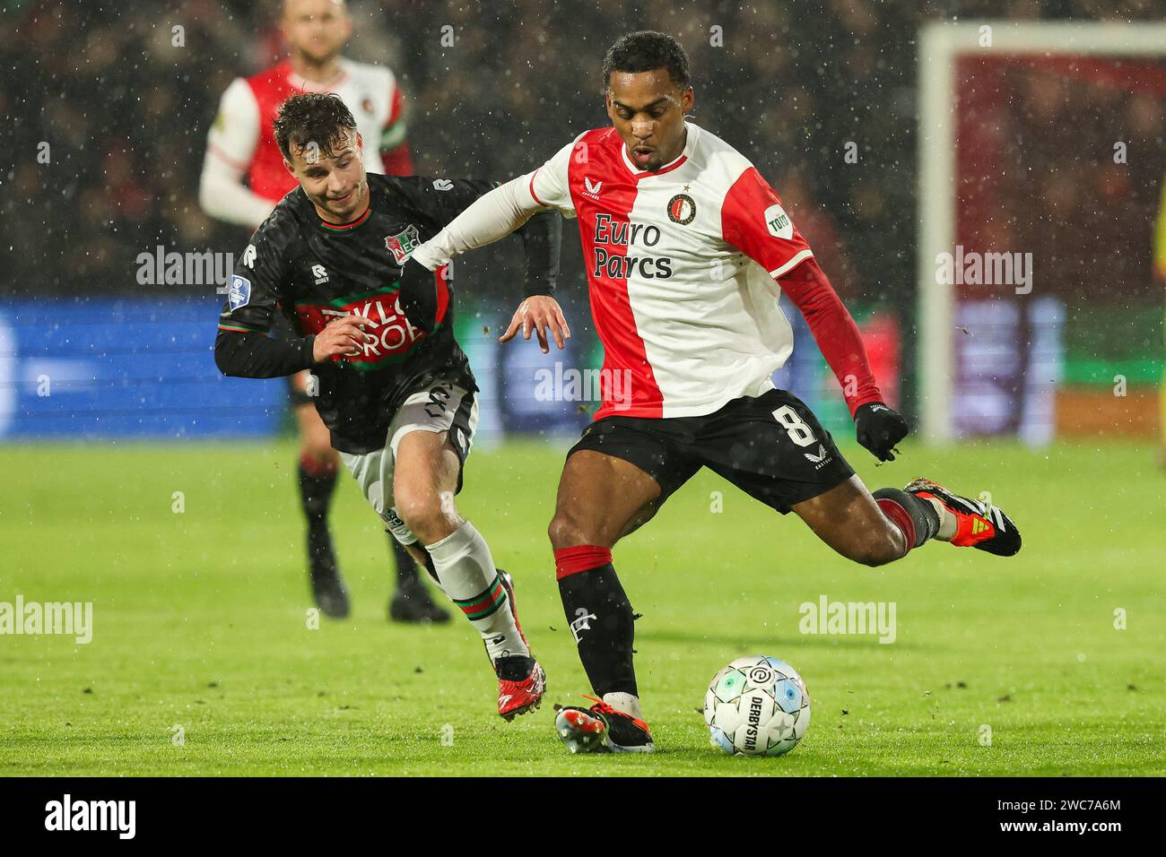 Rotterdam, Nederland. 14th Jan, 2024. ROTTERDAM, NEDERLAND - JANUARY 14: Quinten Timber of ...