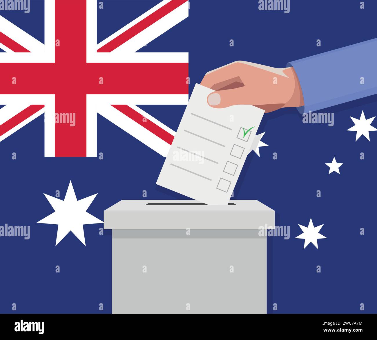 Australian ballot Stock Vector Images - Alamy