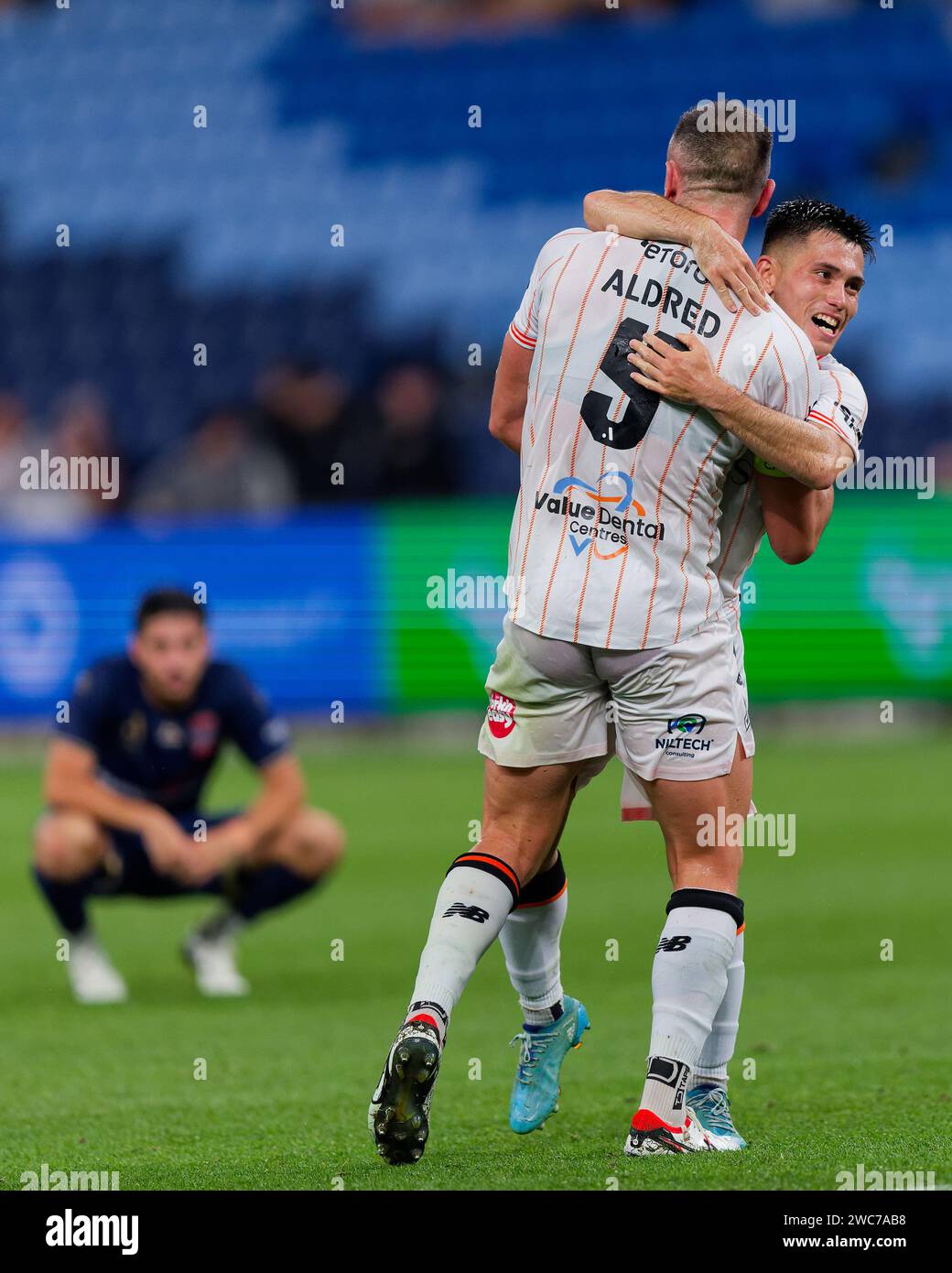 Sydney, Australia. 14th Jan, 2024. Tom Aldred and Joe Caletti of ...