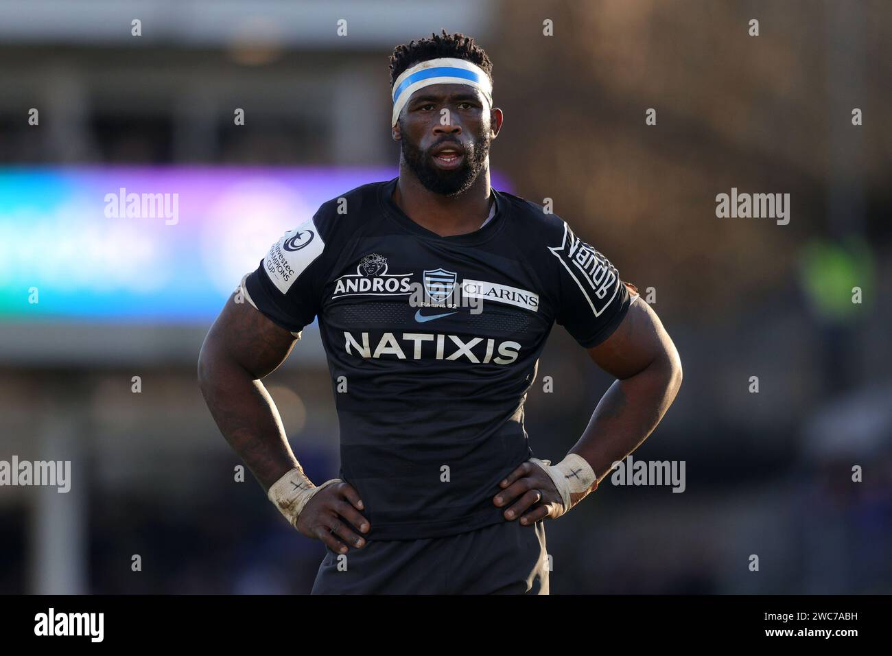 Bath, England. 14th January, 2024. Racing 92's Siya Kolisi during the ...