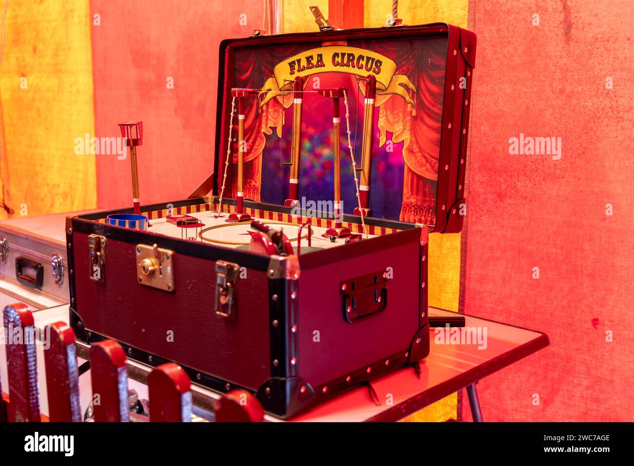 Arnhem, The Netherlands - December 3, 2023: Traditional flea circus ...