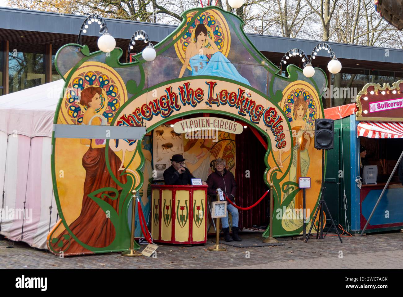 Arnhem, The Netherlands - December 3, 2023: Traditional flea circus ...
