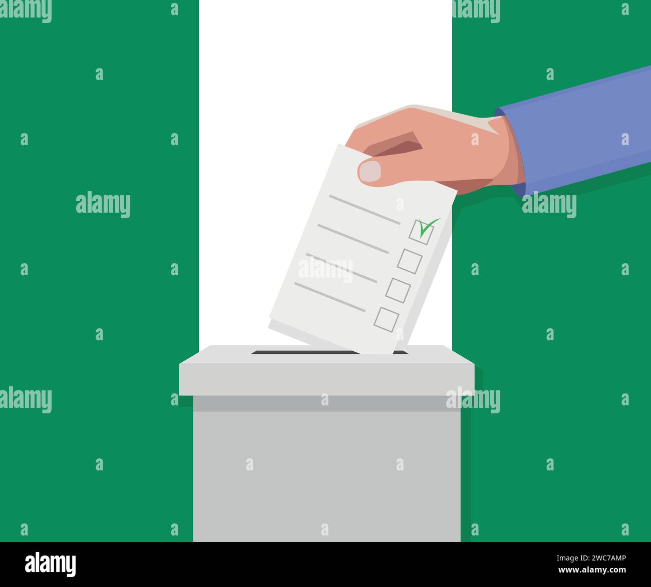 Political campaign nigeria Stock Vector Images - Alamy
