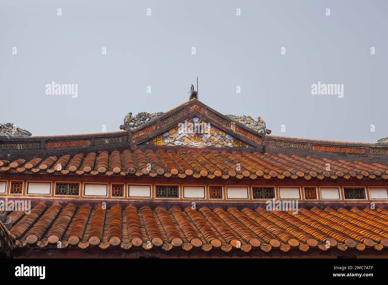 This image captures the intricate details of a traditional East Asian ...