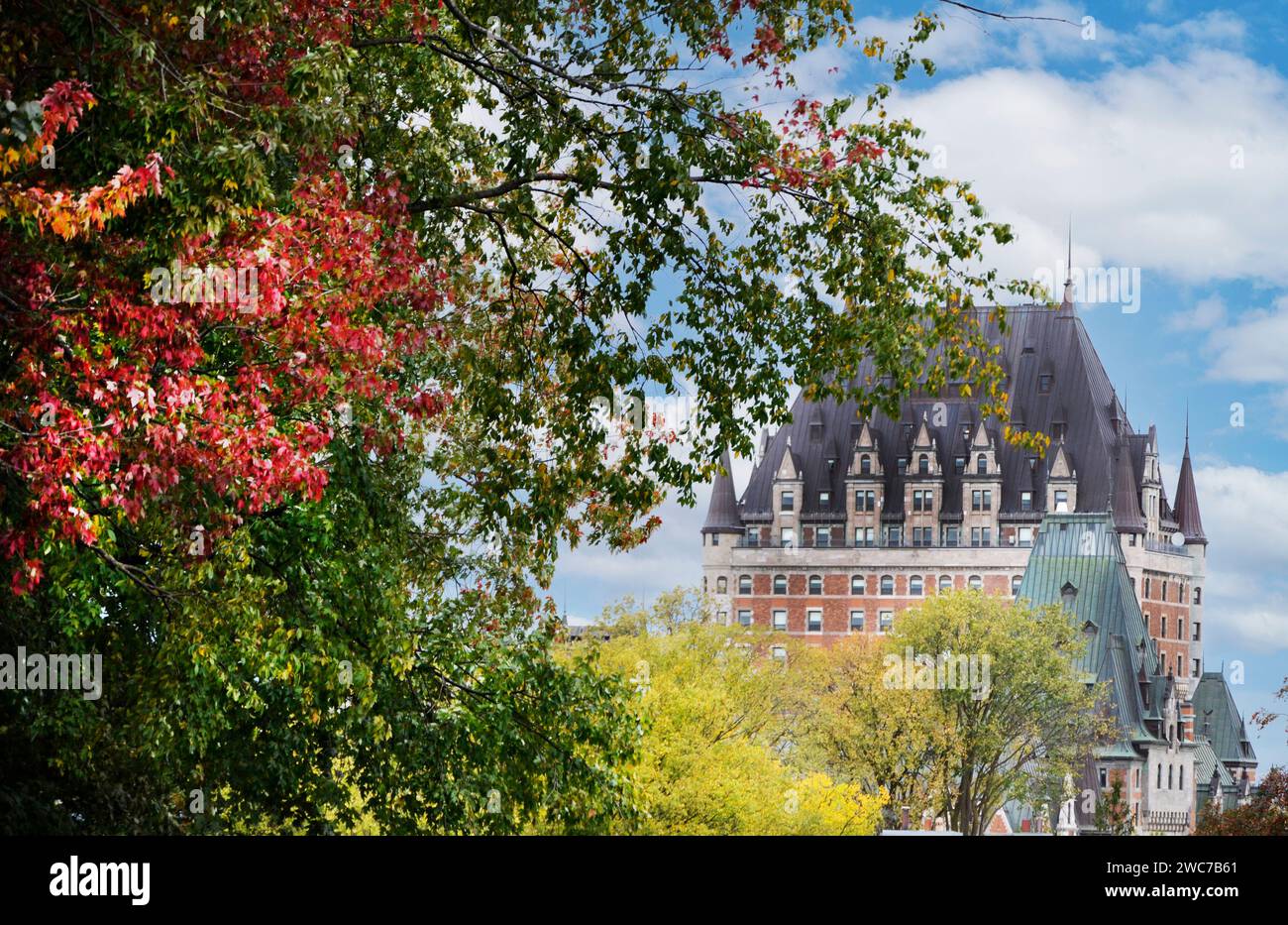 Fairmont Le Château Frontenac, Quebec City, Quebec, Canada Stock Photo ...