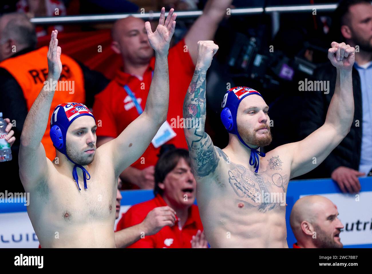 Zagreb, Croatia. 14th Jan, 2024. ZAGREB, CROATIA - JANUARY 14: Zvonimir ...