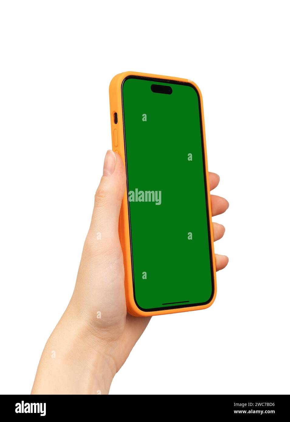 Berlin Germany December 21 2023 Hand showing mobile phone screen ...