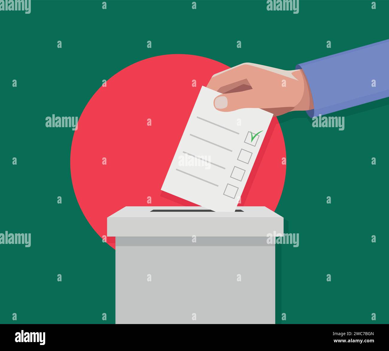 Bangladesh vote Stock Vector Images - Alamy