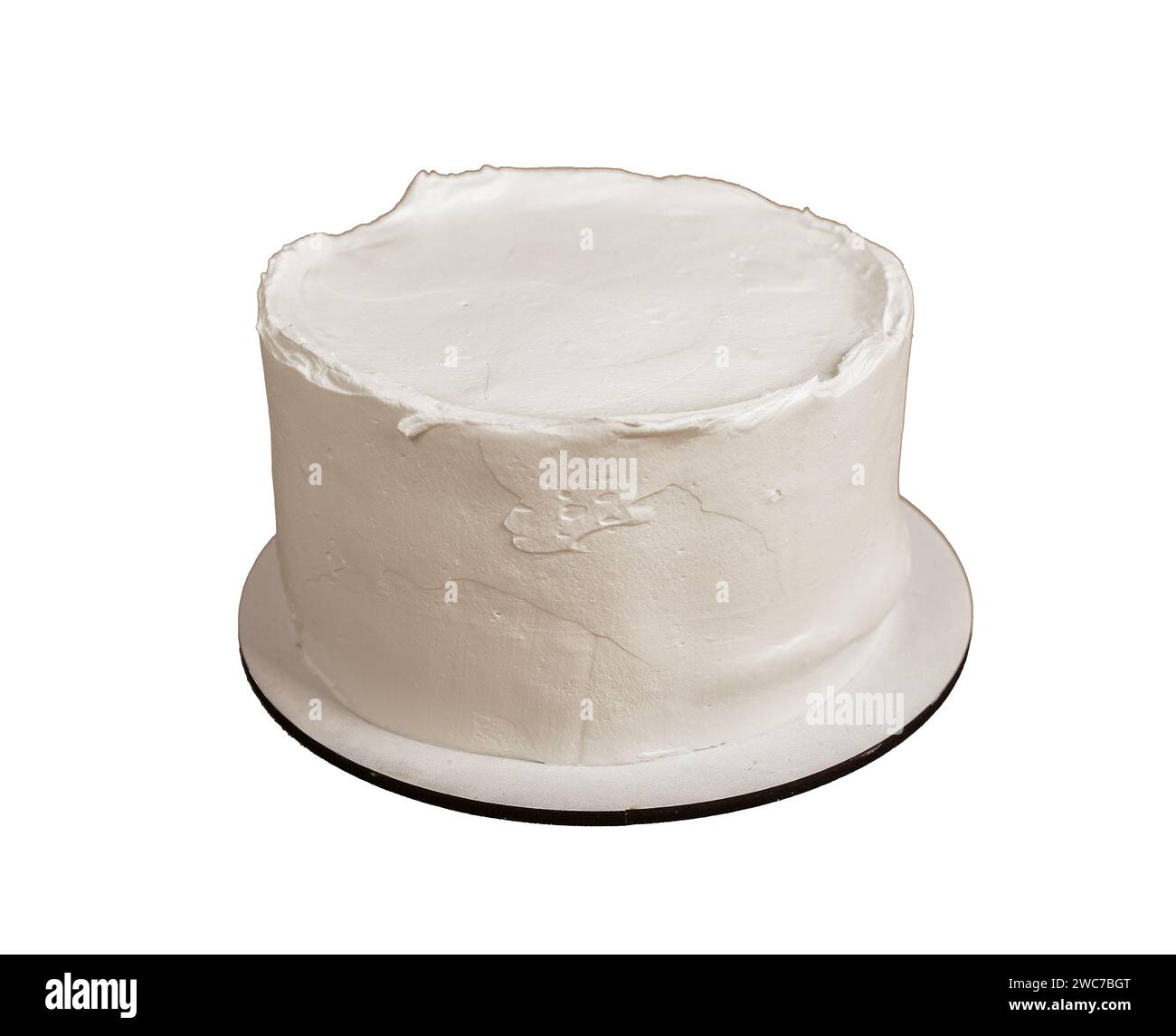 Blank bento cake, miniature little birthday dessert mockup isolated on ...