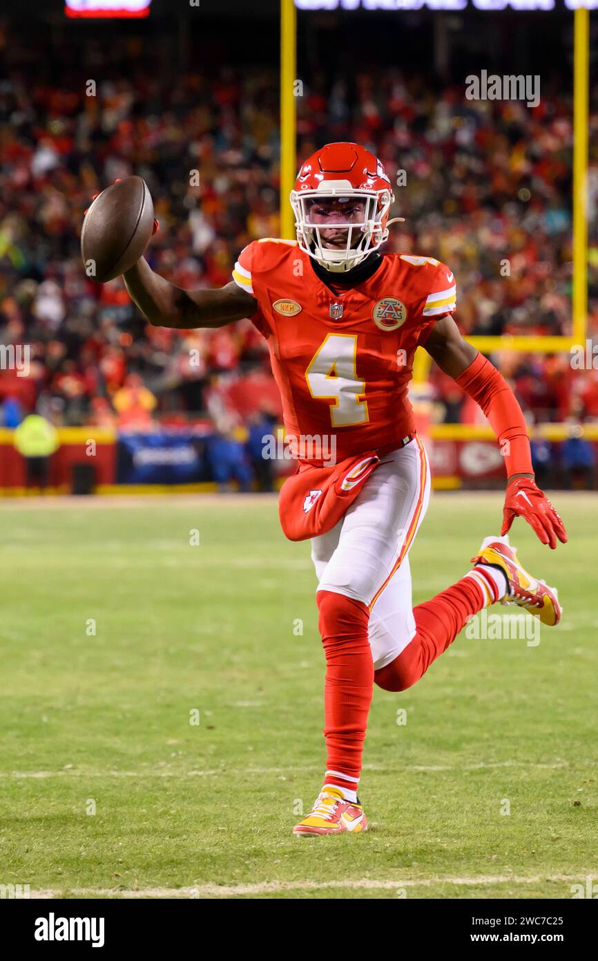 Kansas City Chiefs wide receiver Rashee Rice runs in for a touchdown ...
