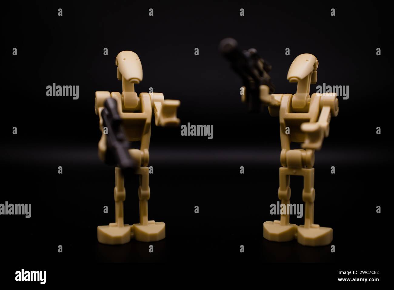Star Wars Battle Droids. Lego minifigure and all other bricks are made ...