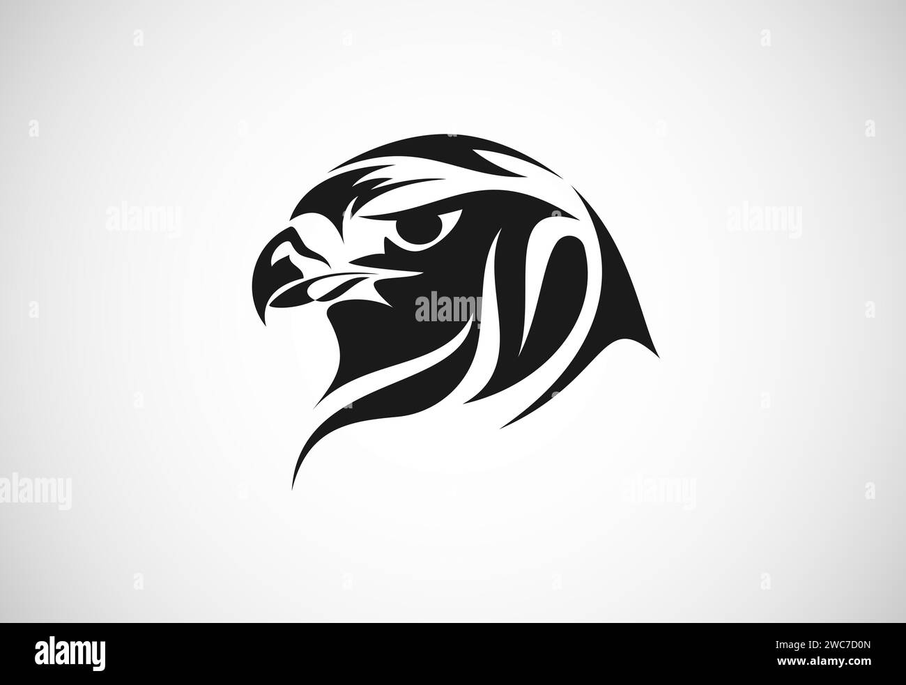 Falcon head logo sign. Premium Vector Design Illustration Stock Vector ...