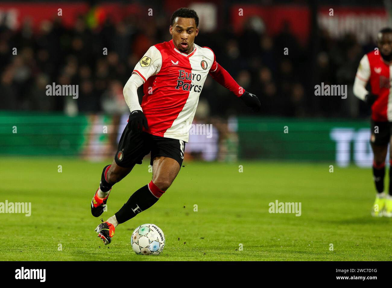 Rotterdam, Nederland. 14th Jan, 2024. ROTTERDAM, NEDERLAND - JANUARY 14: Quinten Timber of ...
