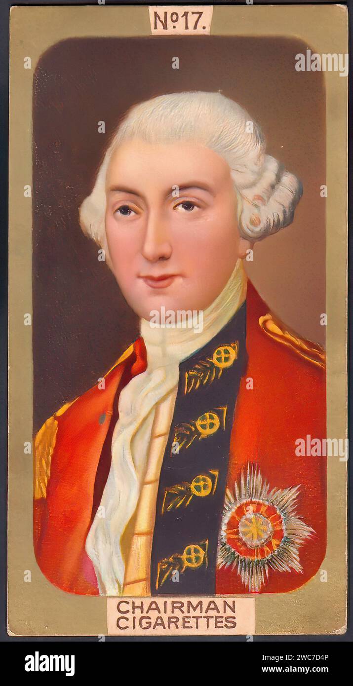 Baron Amherst - Vintage Cigarette Card Illustration Stock Photo - Alamy
